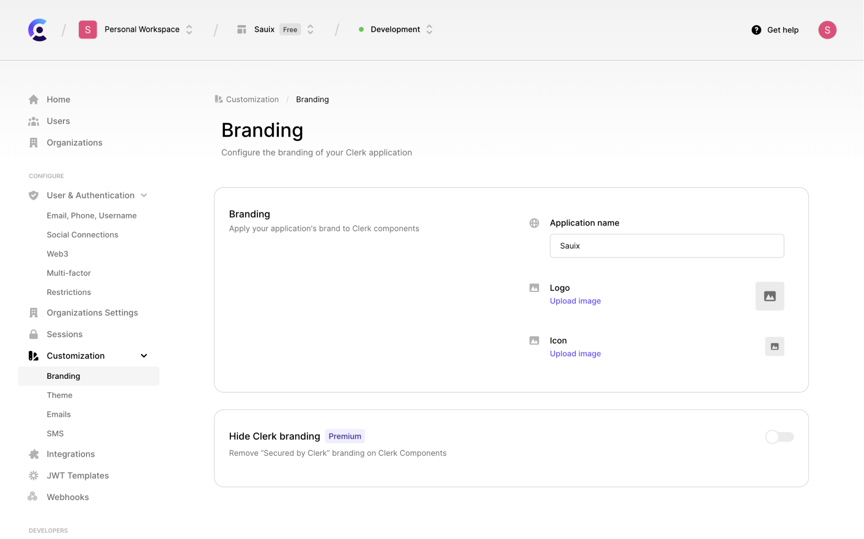 Clerk | UI, UX Design | SaaS | Application Design | saas ui